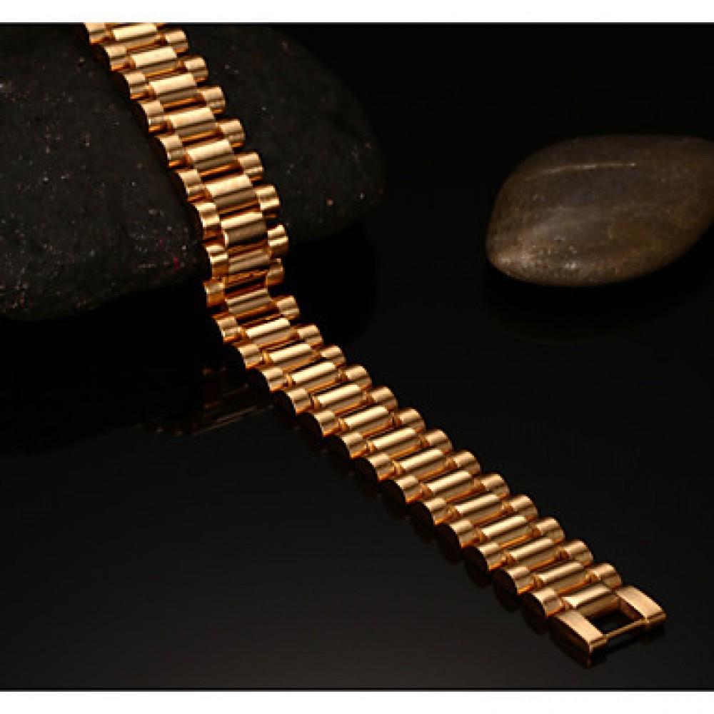 316 Titanium Steel 18K Man Bracelet